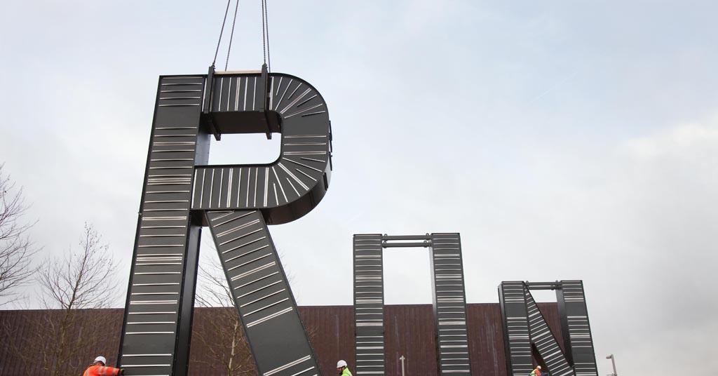 Rock star-inspired artwork installed on Olympic park | News | Building