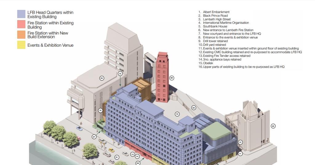 London Fire Brigade to move back into Lambeth headquarters after ...