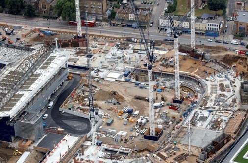 In pics: Mace presses on with Spurs' stadium build | News | Building
