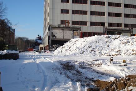 Construction sites under blanket of snow | News | Building
