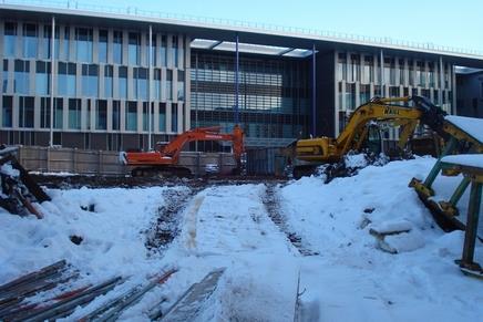 Construction sites under blanket of snow | News | Building