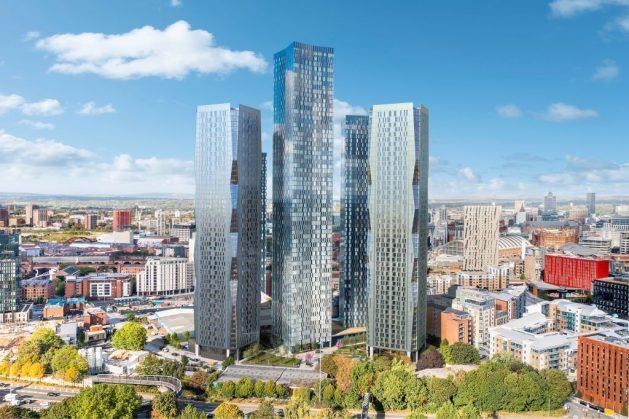 Simpson Haugh gets green light for 51-storey Manchester towers | News ...