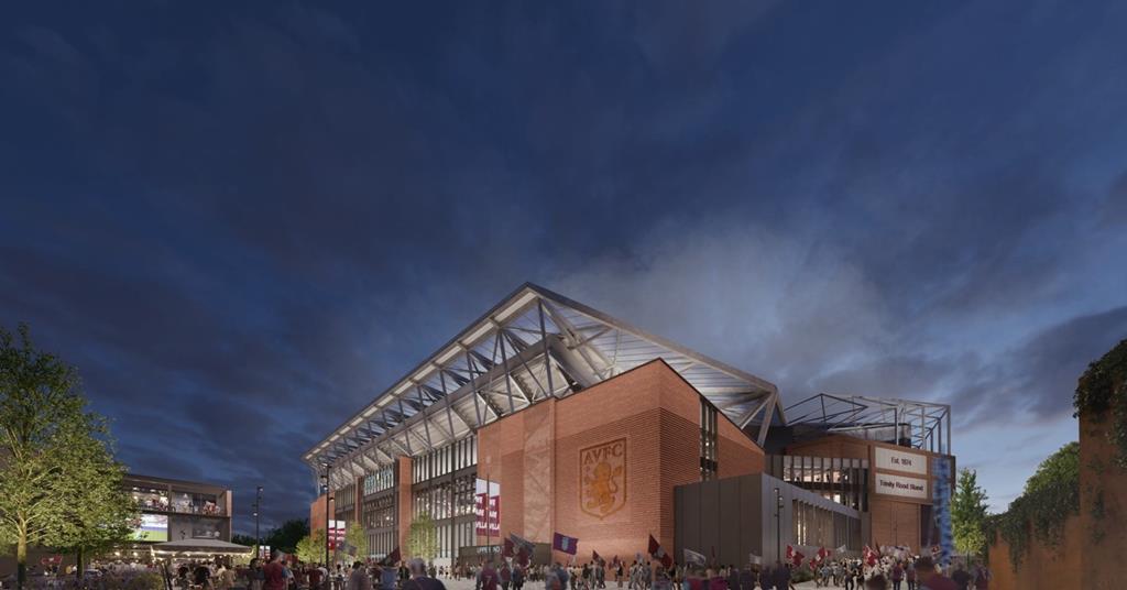 Aston Villa releases images of £100m stadium makeover ahead of planning ...