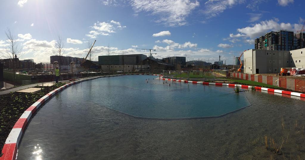 Argent unveils open-air King's Cross swimming pool | News | Building