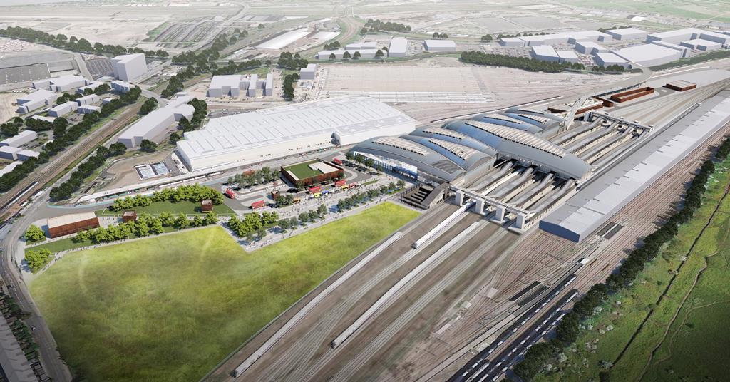 HS2 unveils images of Old Oak Common station | News | Building