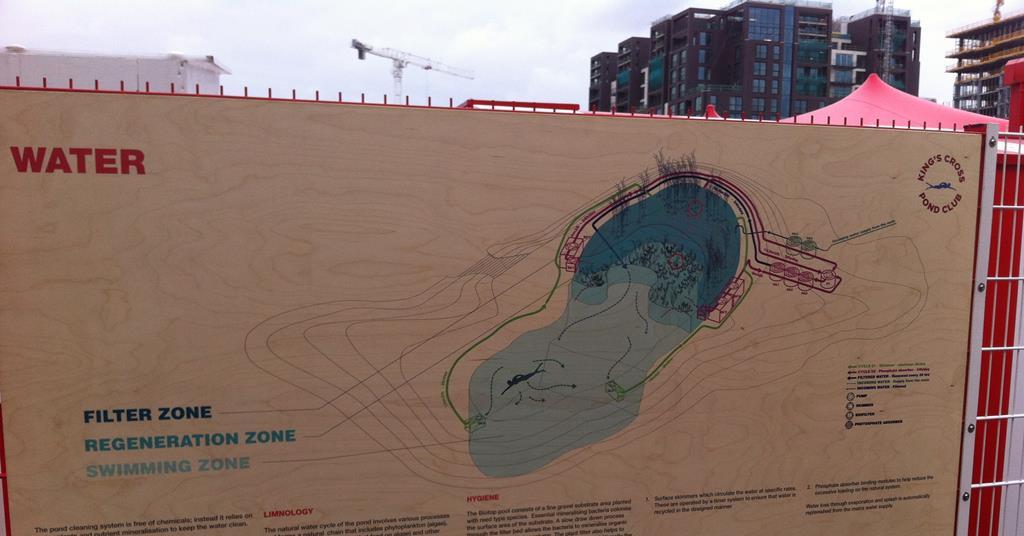 Argent unveils open-air King's Cross swimming pool | News | Building