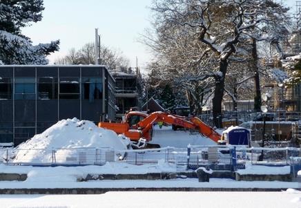 Construction sites under blanket of snow | News | Building