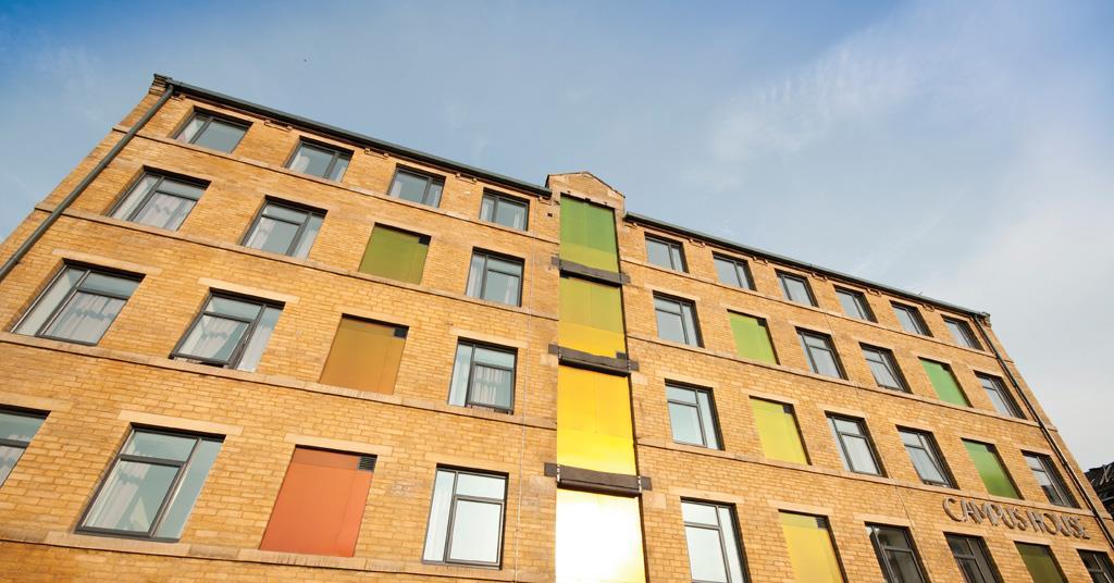 Colourful campus window system | Features | Building