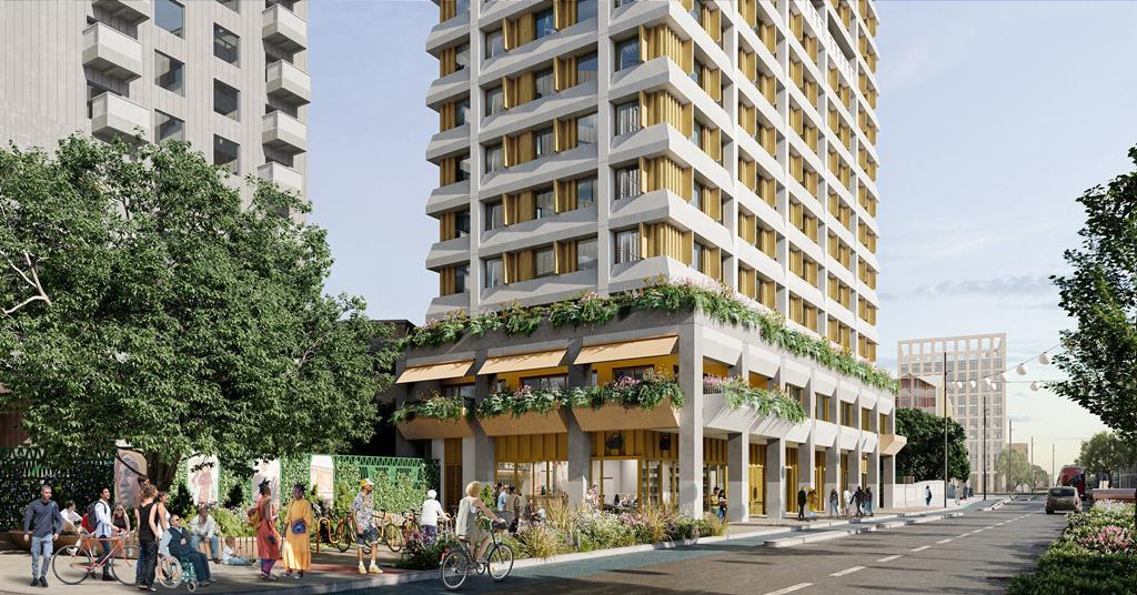Developer lowers height in second rejig for east London student tower ...