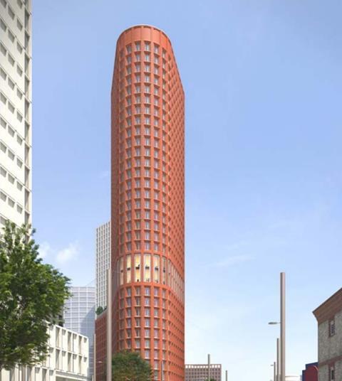 Developer lowers height in second rejig for east London student tower ...
