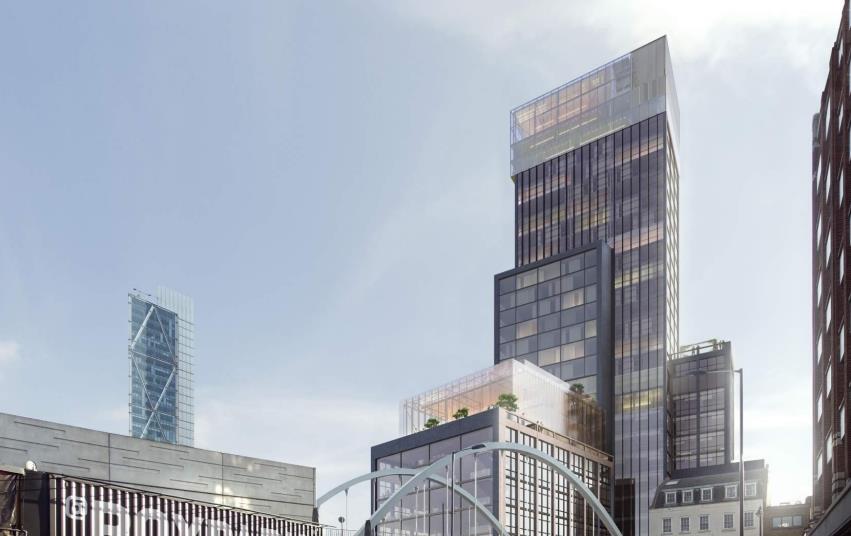 Fresh plan drawn up by AHMM for City fringe tower | News | Building