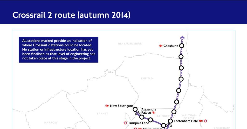 Consultants appointed on Crossrail 2 | News | Building