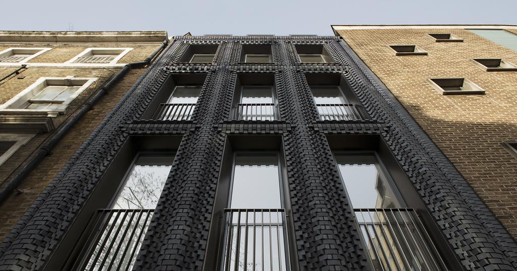In pictures: Blue clay bricks building revealed | News | Building