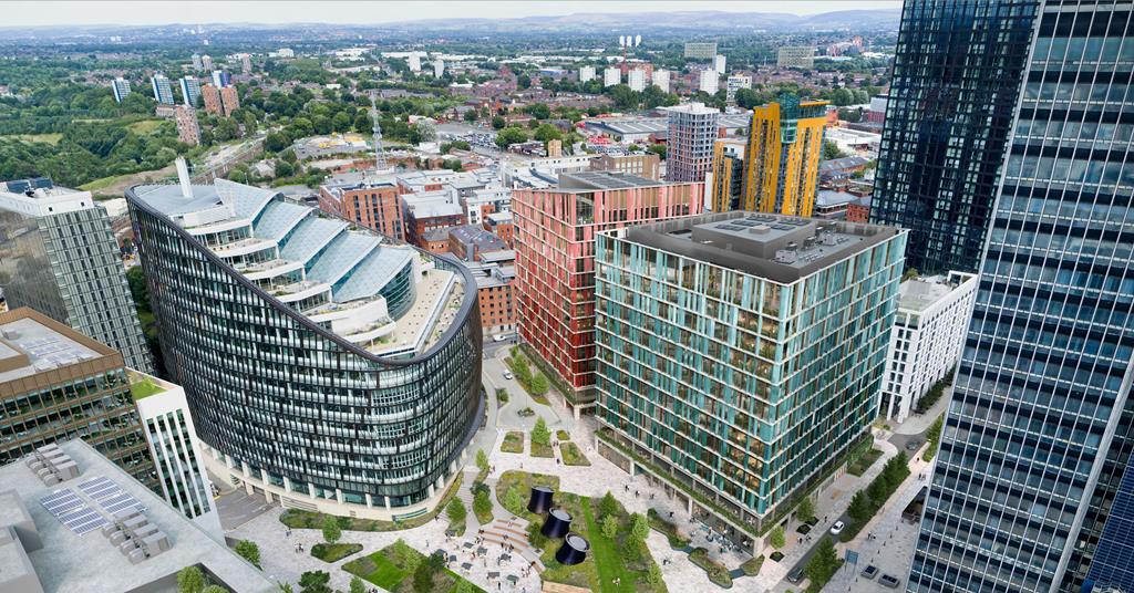 Revised plans for next phase of Manchester office district get green ...