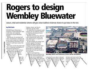 Rogers to draw up new Wembley masterplan | News | Building