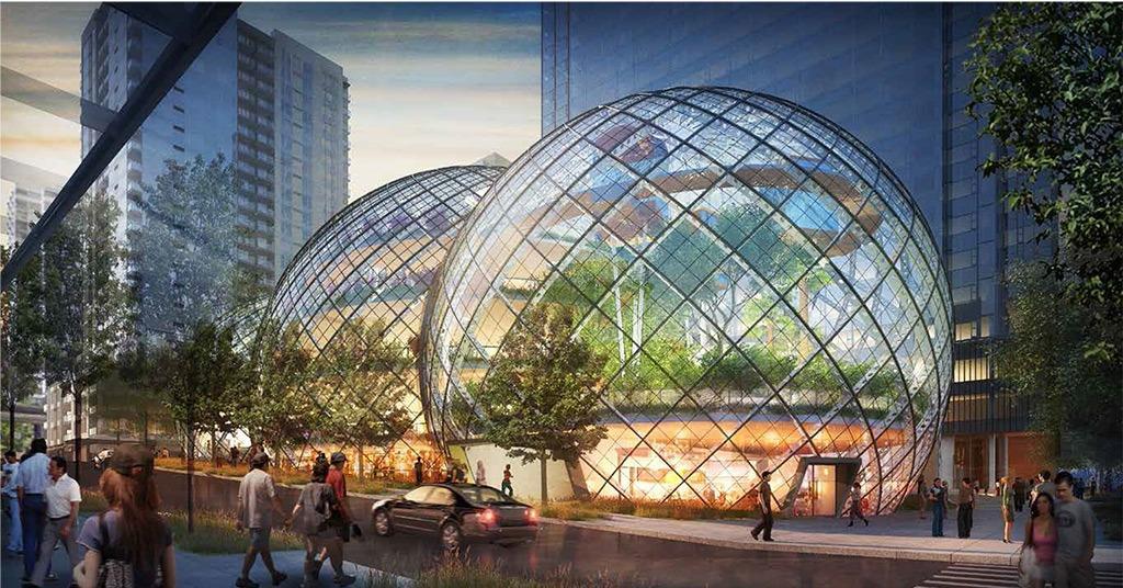 Amazon unveils glass dome HQ | News | Building