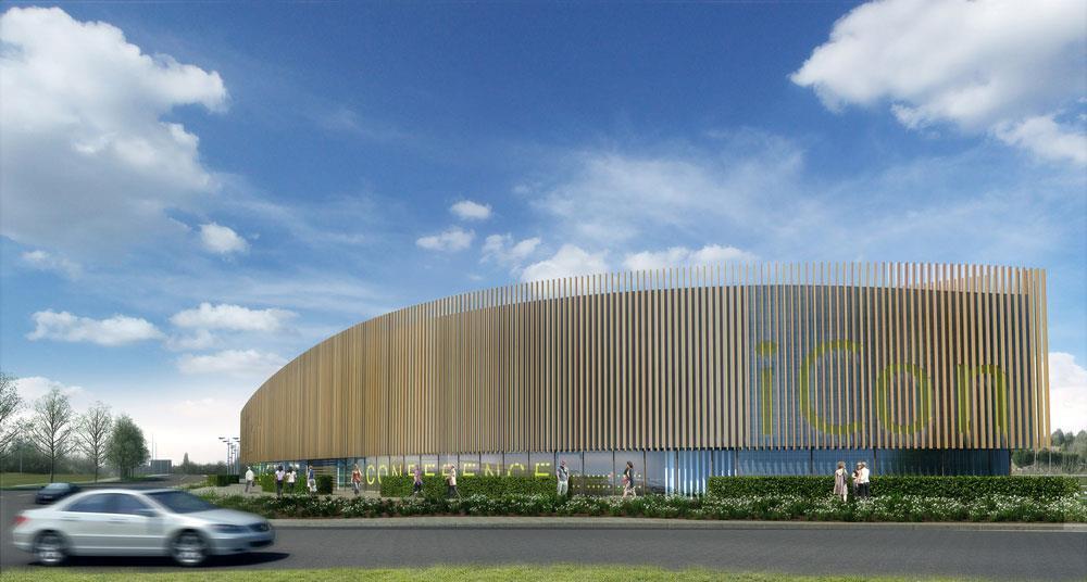 Timber frame tops out at Daventry's iCon | News | Building