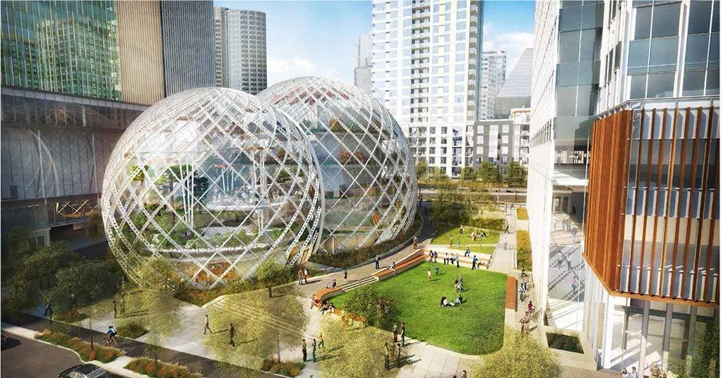 Amazon unveils glass dome HQ | News | Building