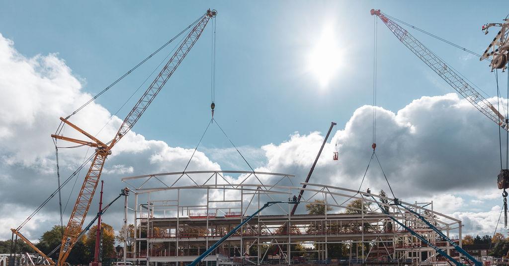 In pictures: Commonwealth Games swimming pool reaches major milestone ...