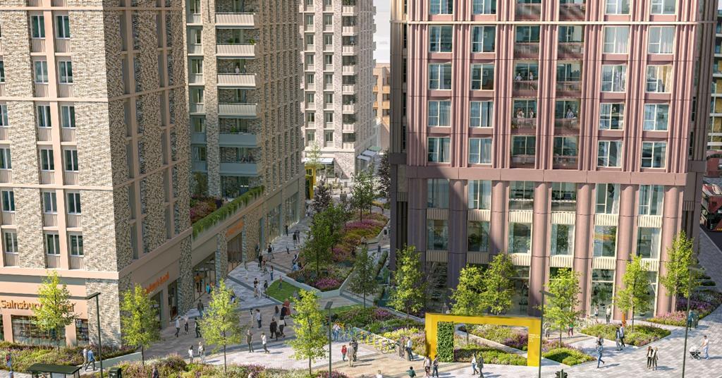 Huge east London resi towers scheme gets green light | News | Building