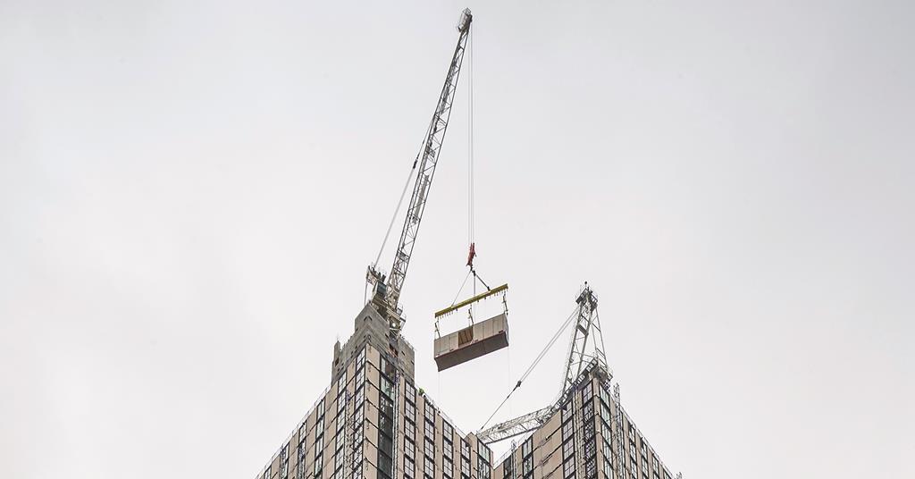 The sky’s the limit: See the world’s tallest modular tower in Croydon ...