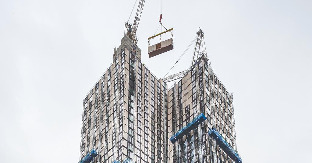 The sky’s the limit: See the world’s tallest modular tower in Croydon ...