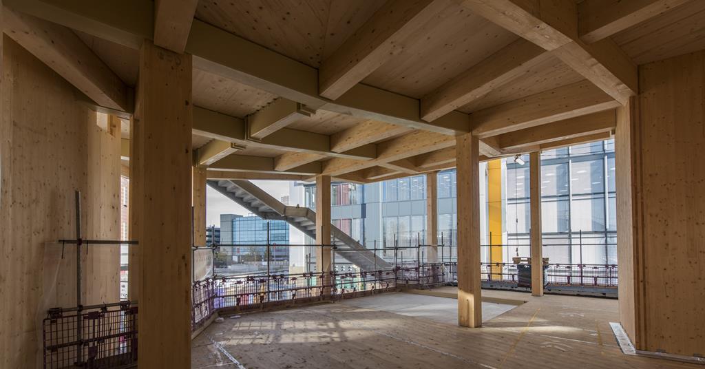 In pictures: Lendlease’s CLT pavilion tops out in 14 weeks | News ...