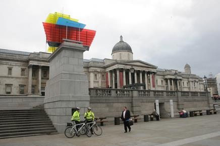 Construction model lands on Trafalgar Square plinth - images | News ...