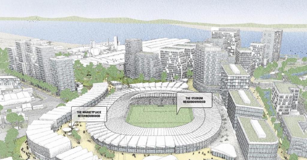 Proposals for football stadium and over 3,000 homes approved by Kent ...