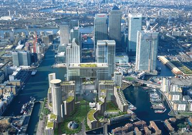 Canary Wharf on shortlist for Wood Wharf development | News | Building