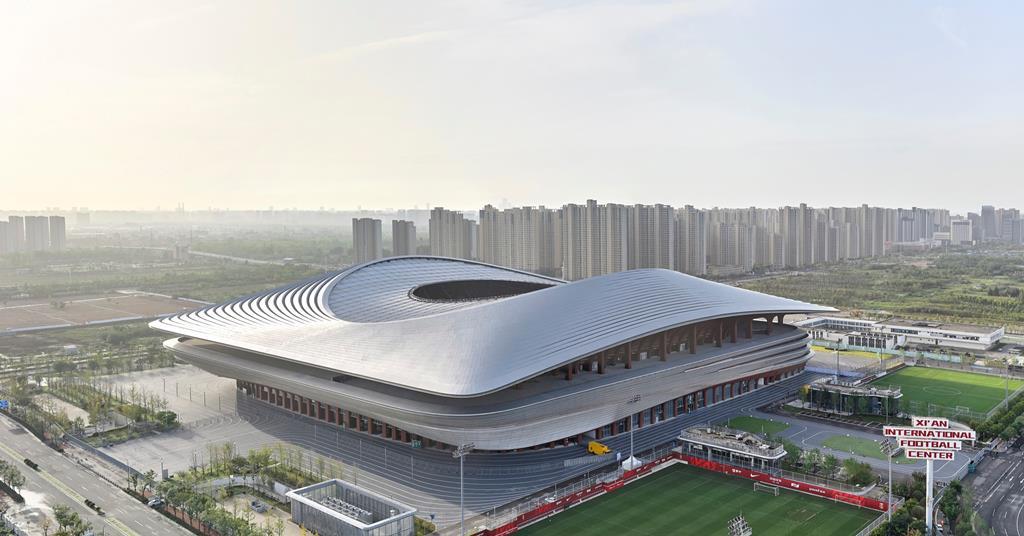 In pictures: Zaha Hadid Architects’ 60,000-seat football stadium in ...