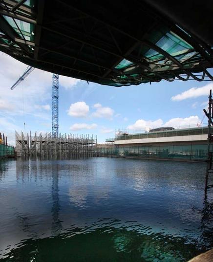 Images and video footage: London's Olympic pools filled for the first ...