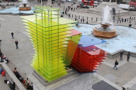 Construction model lands on Trafalgar Square plinth - images | News ...