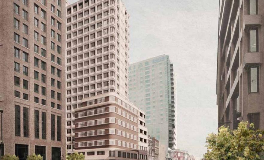 Plans in for AHMM’s 20-storey student tower at London Met School of ...