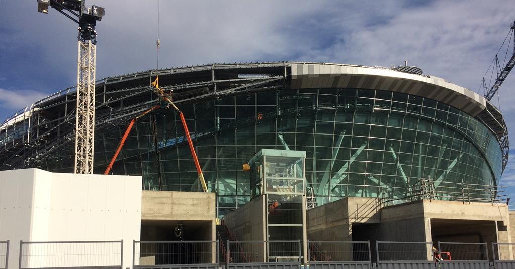 In pictures: How Spurs' stadium now looks, 10 weeks after delay first ...