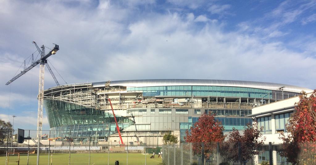 In pictures: How Spurs' stadium now looks, 10 weeks after delay first ...