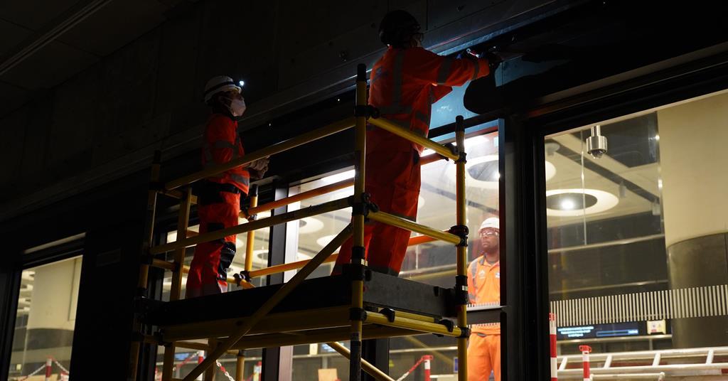 Pictures reveal Crossrail progress during construction blockade | News ...