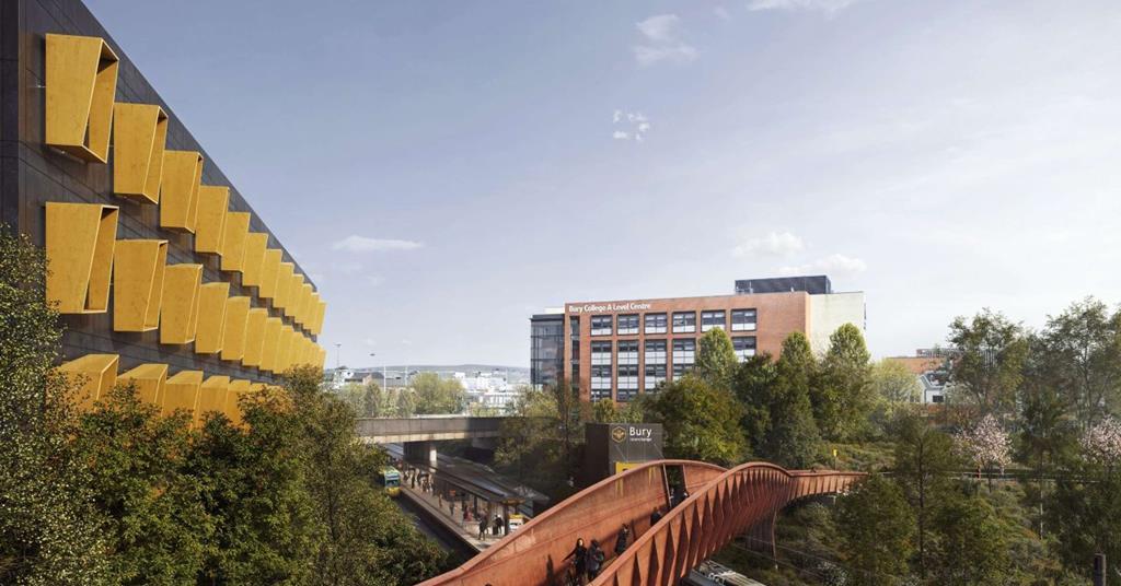 Eco-friendly pedestrian bridge at Bury Interchange wins approval | News ...