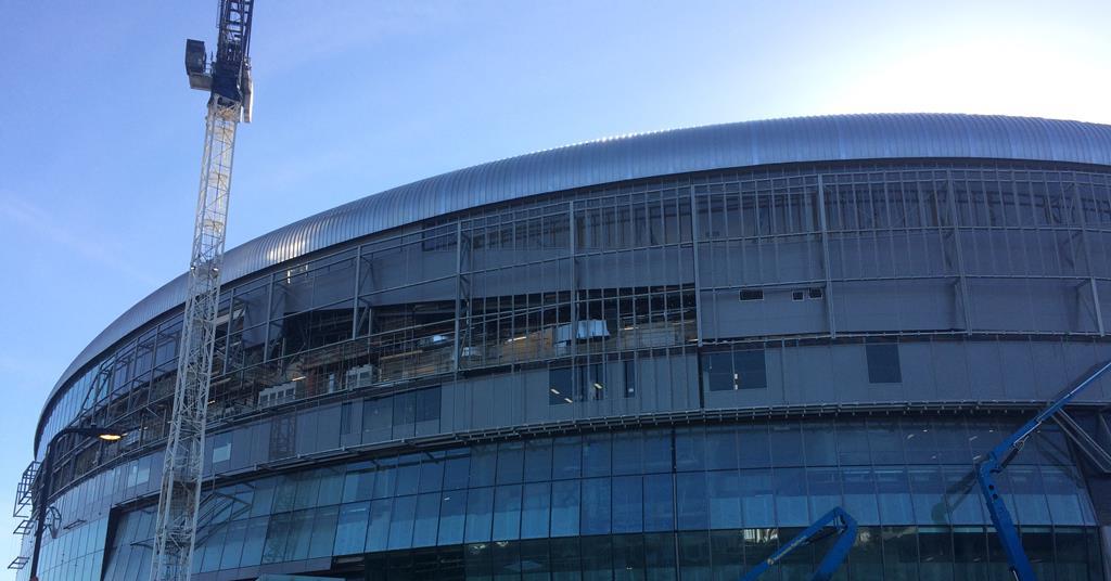 In pictures: How Spurs' stadium now looks, 10 weeks after delay first ...