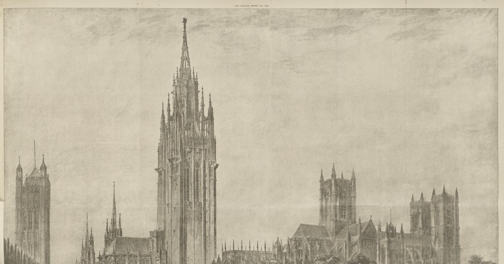 From the archives: Westminster’s unbuilt gothic skyscraper | Features ...