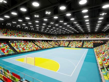 Olympic handball arena foundations completed | News | Building