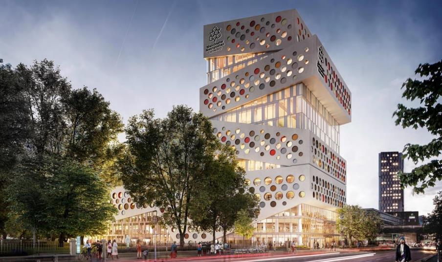 Hawkins Brown submits downsized Manchester Met Library scheme | News | Building