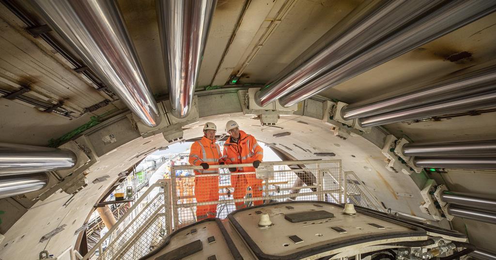 In pictures: HS2 launches second London tunnel boring machine | News ...