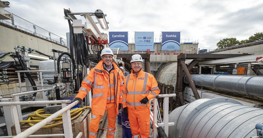 In pictures: HS2 launches second London tunnel boring machine | News ...