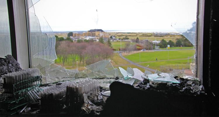 Work to repair St Andrews labs gutted by fire up for grabs | News ...