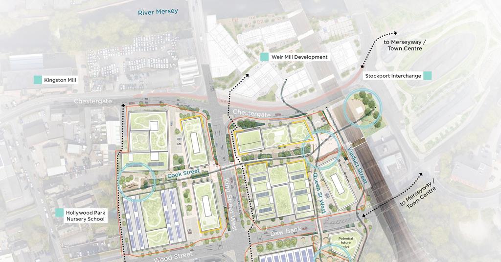 Plans aired for £250m Stockport neighbourhood under grade II*-listed ...