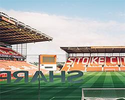 Unobstructed pitch views at bet365 stadium | Archive Titles | Building