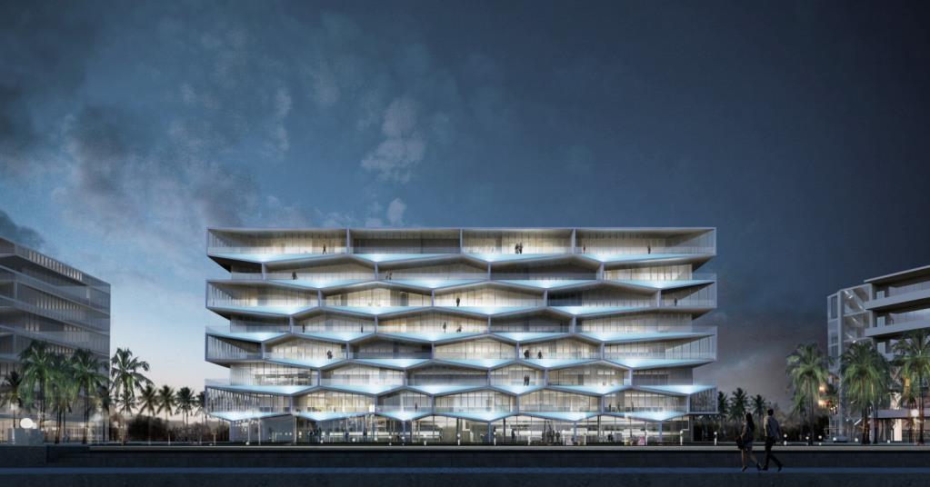 BIG unveils designs for 'honeycomb' building in Bahamas | News | Building
