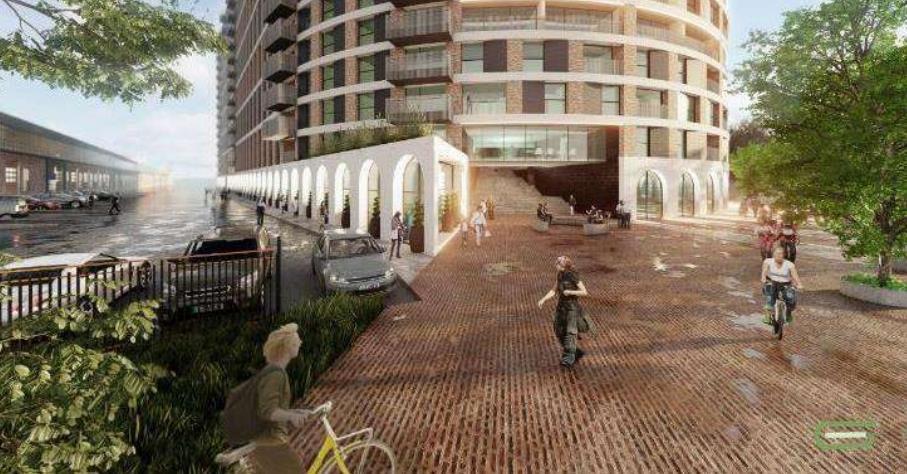 Plans lodged for Liverpool housing scheme with 1km-long rooftop park ...