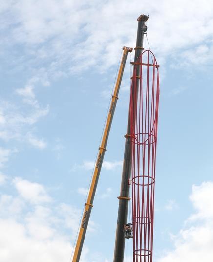 Images: Construction of Make's sculpture in Nottingham | News | Building